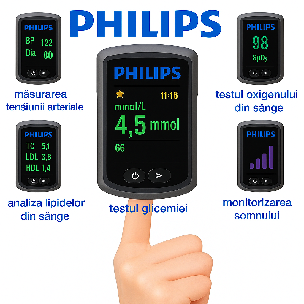 Glucometru cu Laser Philips 2025: Fără Înțepături, Fără Sânge – Roménia